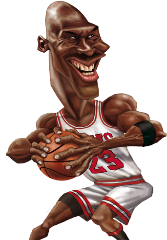 Download Jordan 12 Clipart - Caricatura De Michael Jordan - Full Size ...