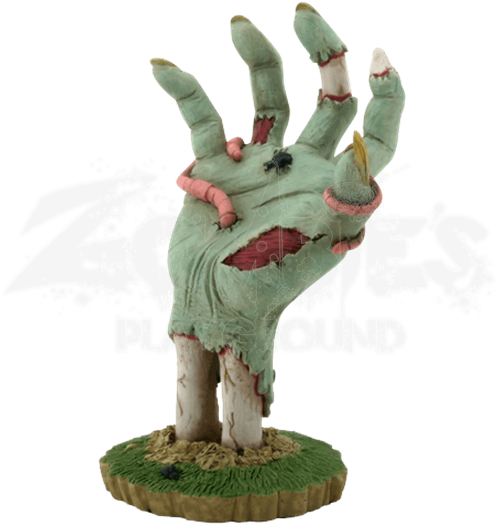 Download Ground Burster Zombie Hand Figurine - Zombie Hand Paper Mache ...