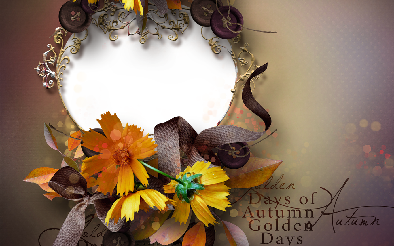 Download Transparent Elegant Autumn Png Photo Frame Gallery - Elegant ...