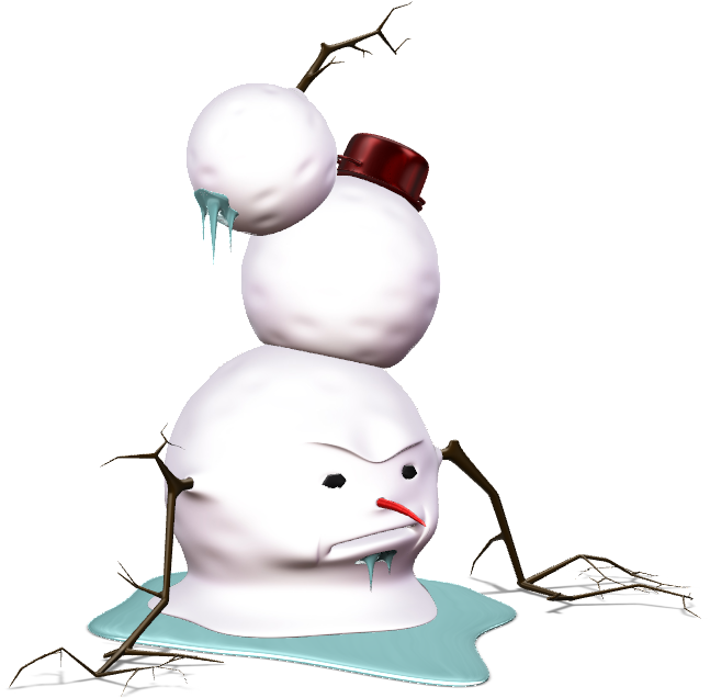 Download Grumpy Snowman 3d Model By Adrian Mankovencky Created ...