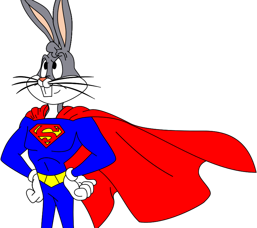 Download Bugs Bunny/super Rabbit - Super Rabbit - Full Size PNG Image ...