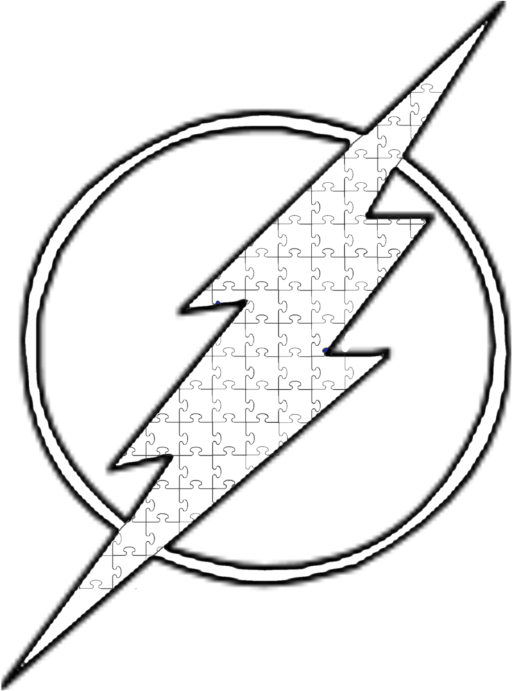 Download Autism Flash Symbol Lineart By Archer635 On Deviantart - Flash ...