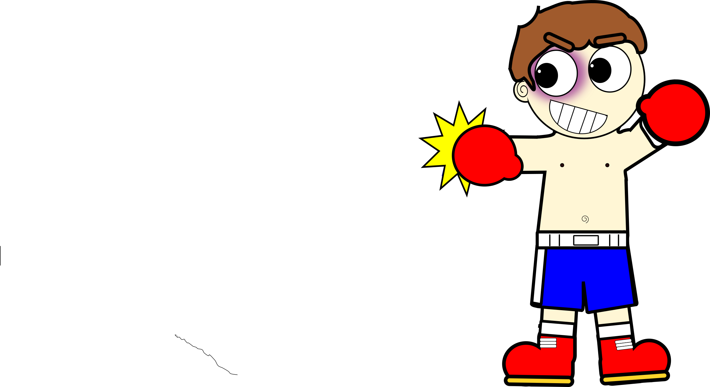 Download This Free Icons Png Design Of Cartoon Boxer Man - Full Size ...