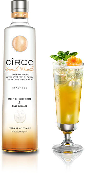 Download Bottle Of Cîroc French Vanilla Flavored Vodka And A - Ciroc ...