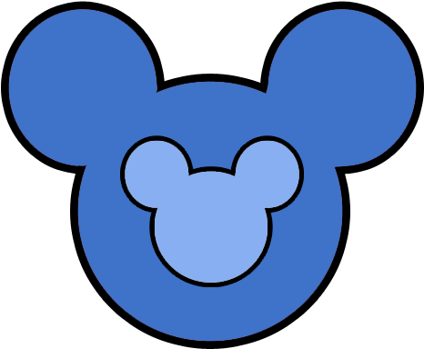 Download Blue Mickey Ears - Mickey Mouse - Full Size PNG Image - PNGkit