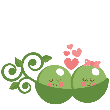 Download Peas In Love Svg Scrapbook Cut File Cute Clipart Files - Peas ...