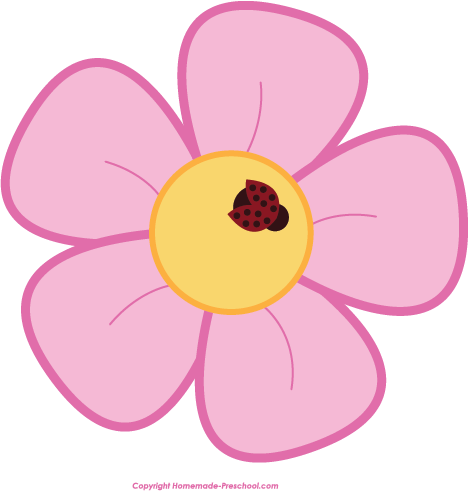 Download Click To Save Image - Pink Lady Bug Clip Art - Full Size PNG ...