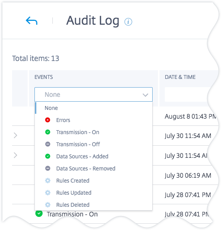Download Audit Log Events - Audit Trail - Full Size PNG Image - PNGkit