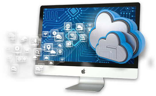 Download Cloud Computing Services - Computer Monitor - Full Size PNG ...