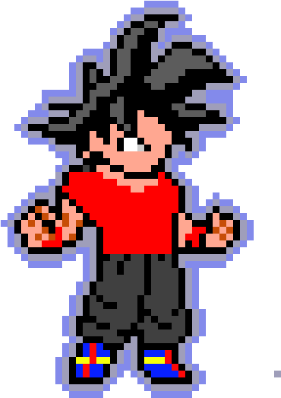 Download Ultra Instinct Evil Goku - Pixel Ultra Instinct Goku - Full ...
