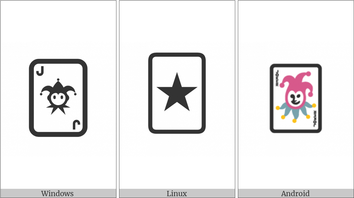 Download Playing Card Black Joker On Various Operating Systems ...