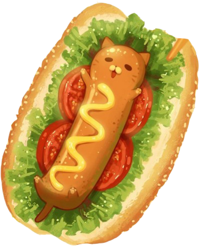 Download Hot Dog By Rosemoji On Deviantart - Kawaii Hot Dog Anime ...