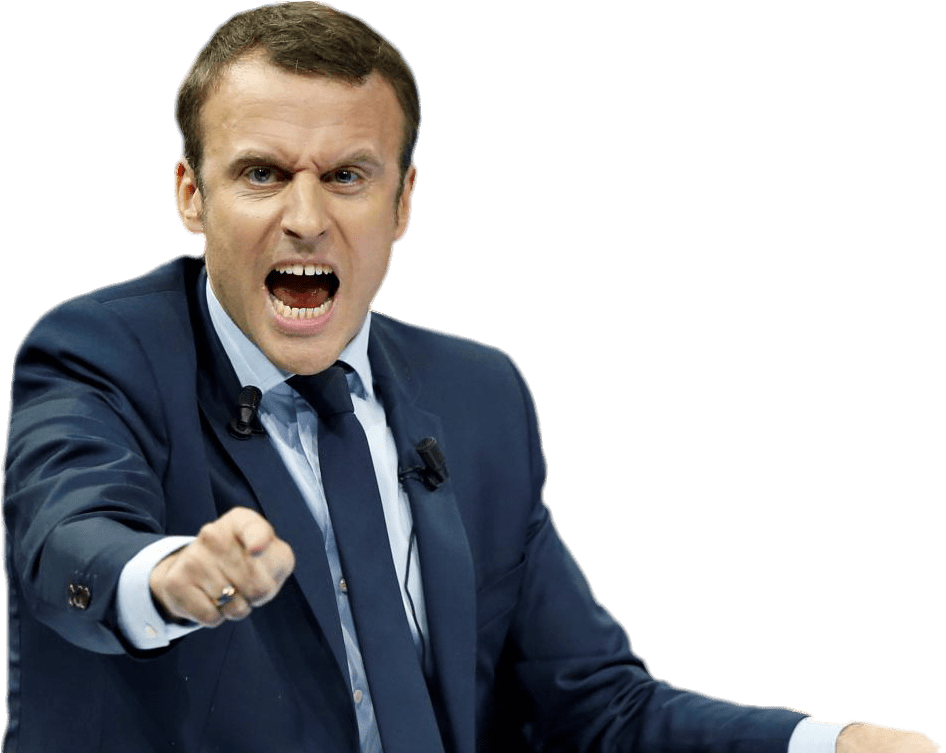 Download Emmanuel Macron Angry - Macron Png - Full Size PNG Image - PNGkit