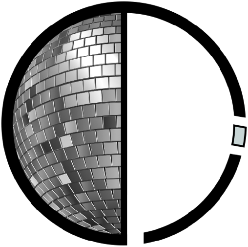 Download Disco Risque Logo Official Copy - Disco Ball - Full Size PNG ...