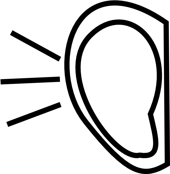 Download Right Ear Clip Art - Free Clipart Listening Ear - Full Size ...