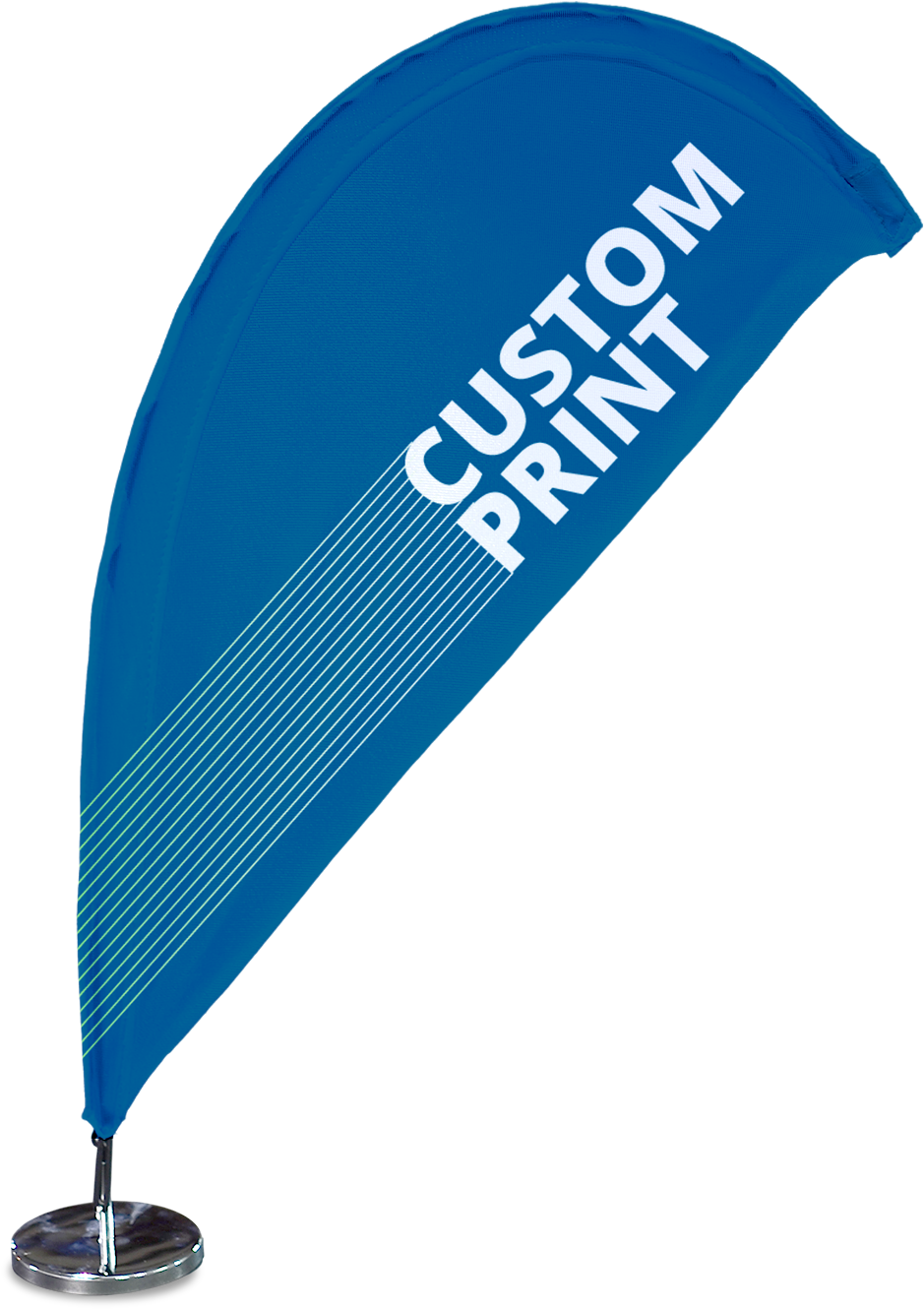 Download Custom Table Top Teadrop Flag - Flag - Full Size PNG Image ...