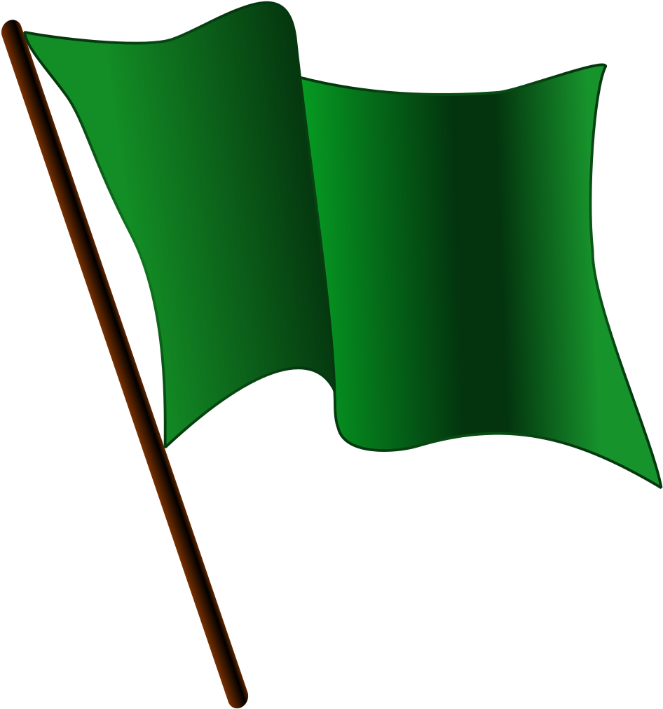 Download Darkgreen Flag Waving - Waving Green Flag Gif - Full Size PNG ...