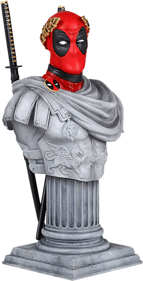 Download Deadpool Caesar Bust Statue - Full Size PNG Image - PNGkit