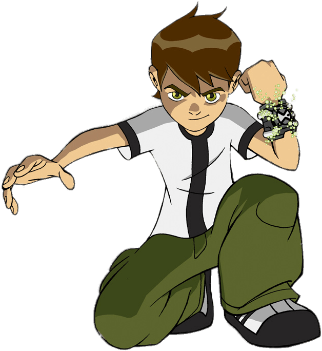 Download Transparent Ben 10 Showing The Omnitrix - Ben 10 En Png - PNGkit