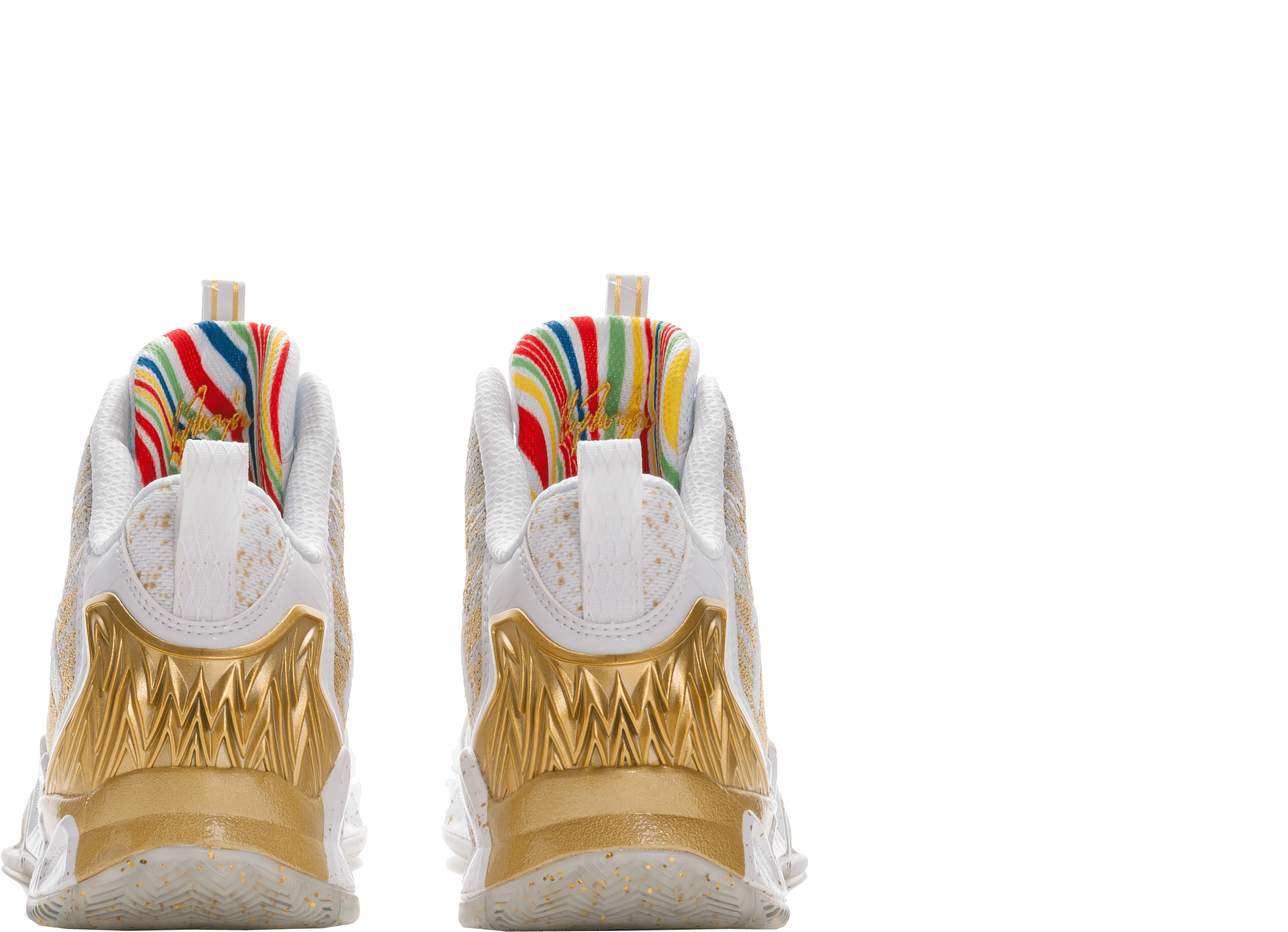 Download Anta Kt2 Chase White/gold - Klay Thompson - Full Size PNG ...