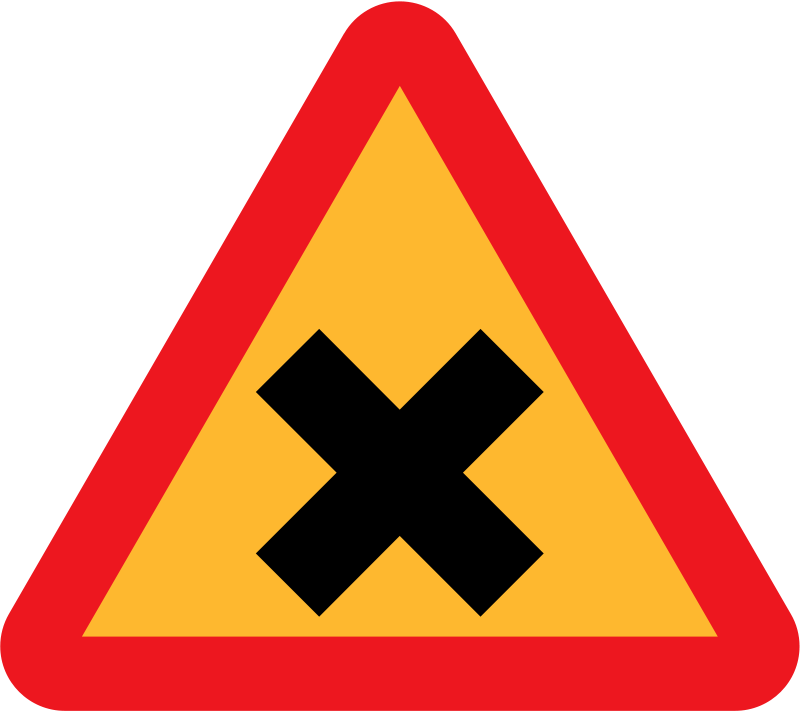 Download Round About Sign - Full Size PNG Image - PNGkit