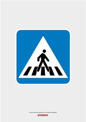 Download “yamaha Motorcycles Headlight Road Signs Campaign” - Segnale ...