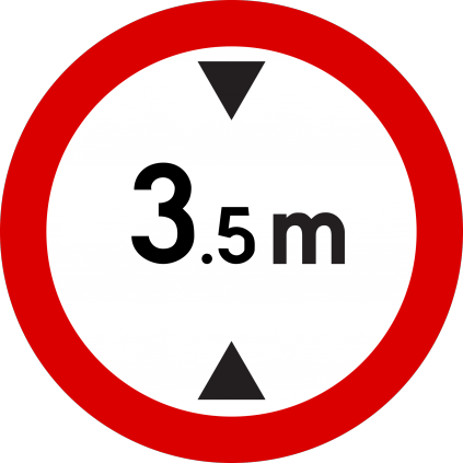 Download No Entry For Vehicles Exceeding - Speed Limit Sign In Uae ...