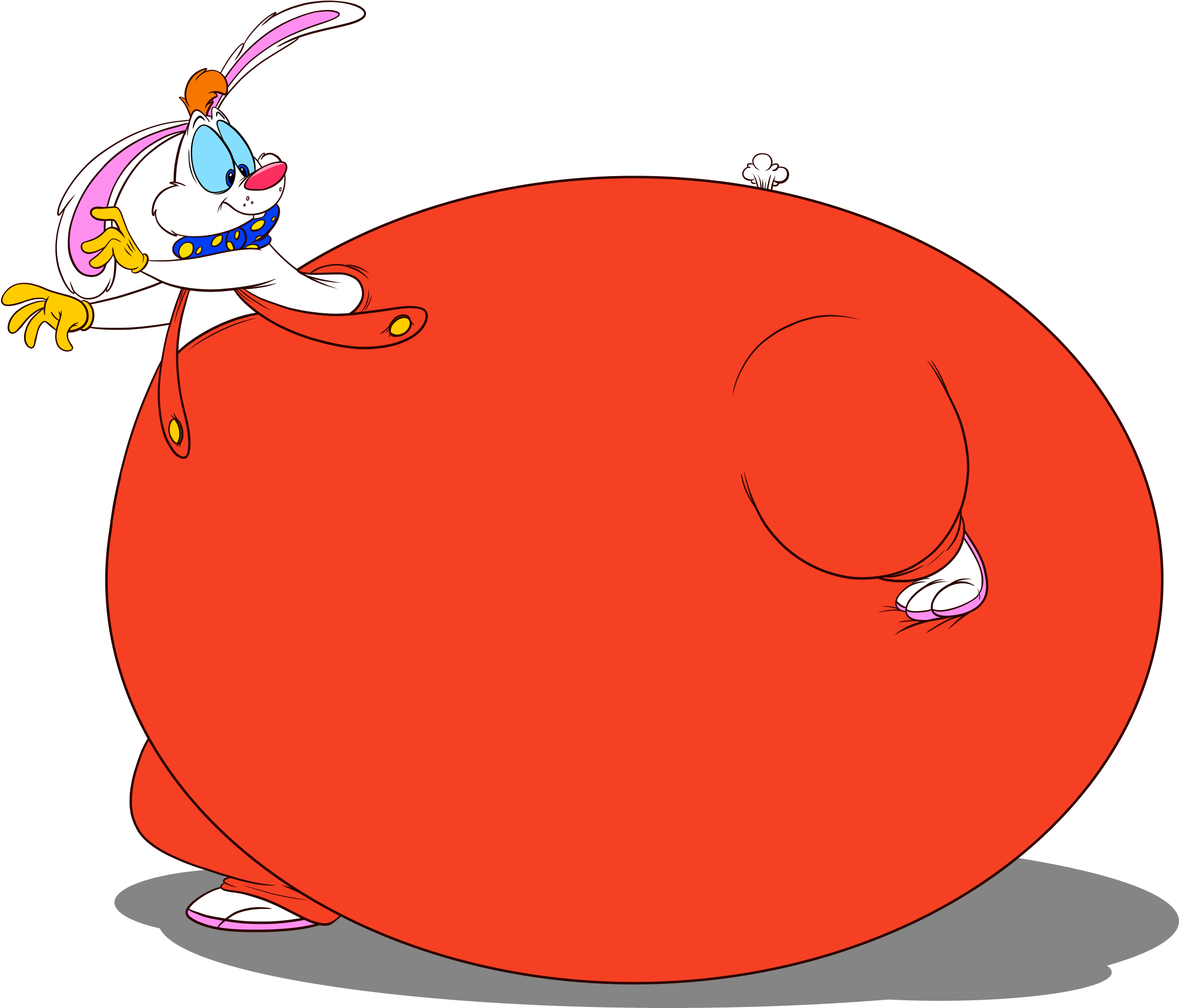 Download Big Gut Roger - One Big Fat Roger Rabbit - Full Size PNG Image ...
