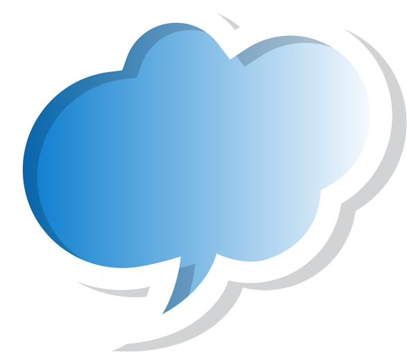 Download Bubble Clipart Cloud - Speech Cloud Clip Art - Full Size PNG ...