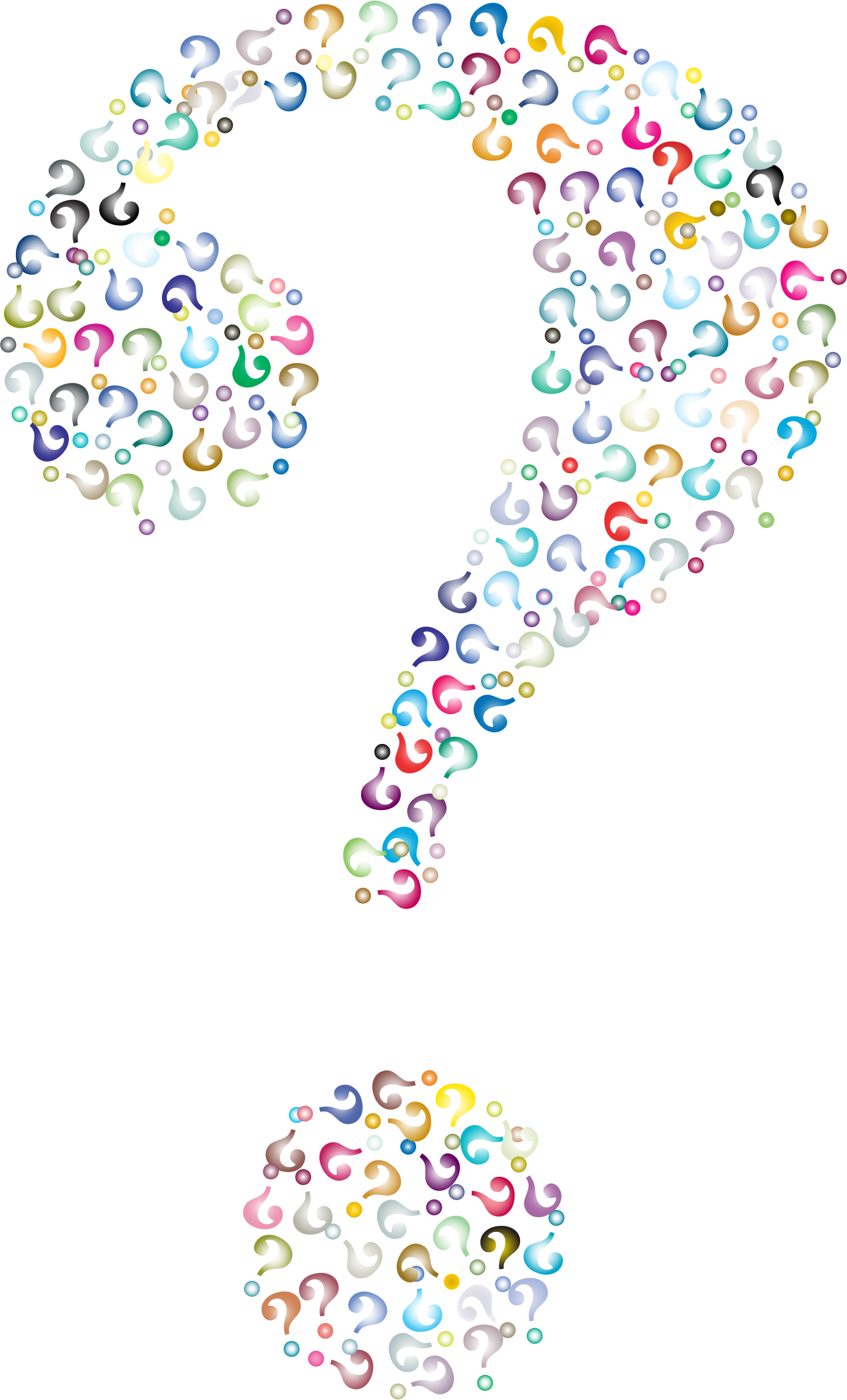 Download Colorful Question Marks Png - Question Marks Background Png ...