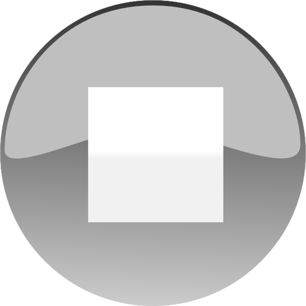 Download Stop Button Png White - Full Size PNG Image - PNGkit