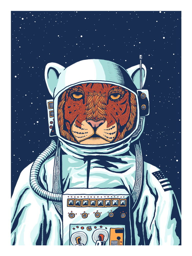 Download Tiger Astronaut By Priscilla Wilson At Telegraph Tiger - Full ...