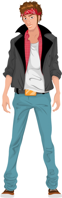 Download Man Standing Vector Png Transparent Image - Man Cartoon Images ...