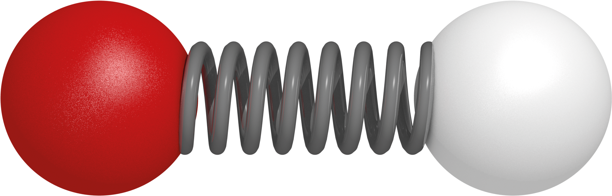 Download Molecular Vibration Model Atoms Connected By A Spring ...