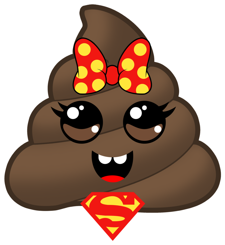 Download Super Poop Emoji - Superman Logo - Full Size PNG Image - PNGkit