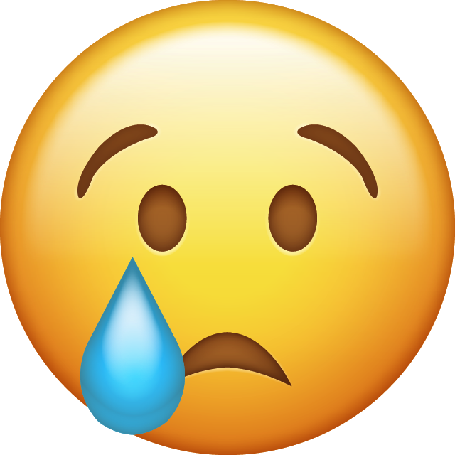 Download Transparent Sad Face Transparent Png - Crying Emoji ...