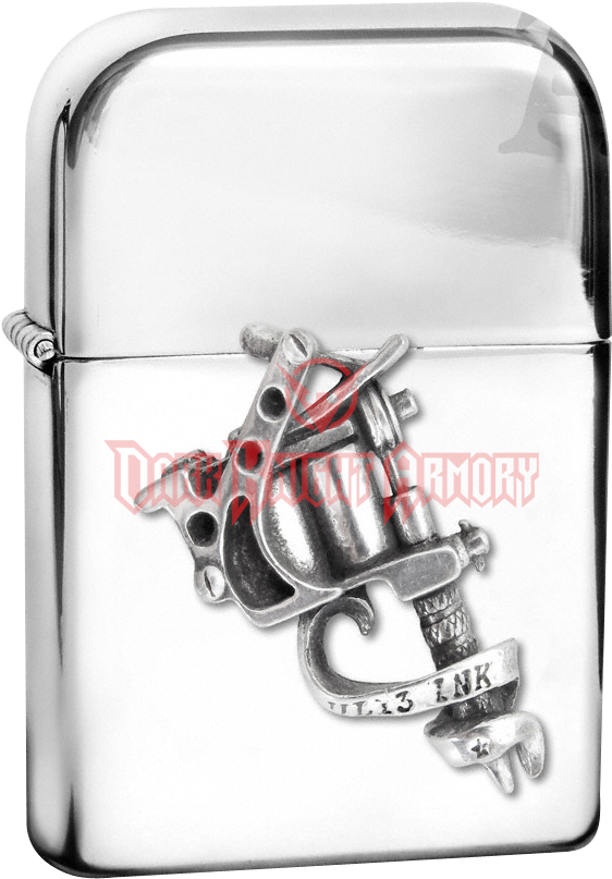 Download Tattoo Gun Zippo Lighter - Alchemy Gothic Tattoo Gun Lighter ...