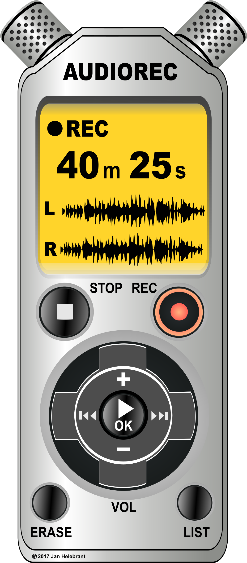 Download This Free Icons Png Design Of Voice / Audio Recorder - Full ...