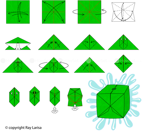 Download Origami Water Bomb Pdf Origami Water Bomb Instructions - Make ...