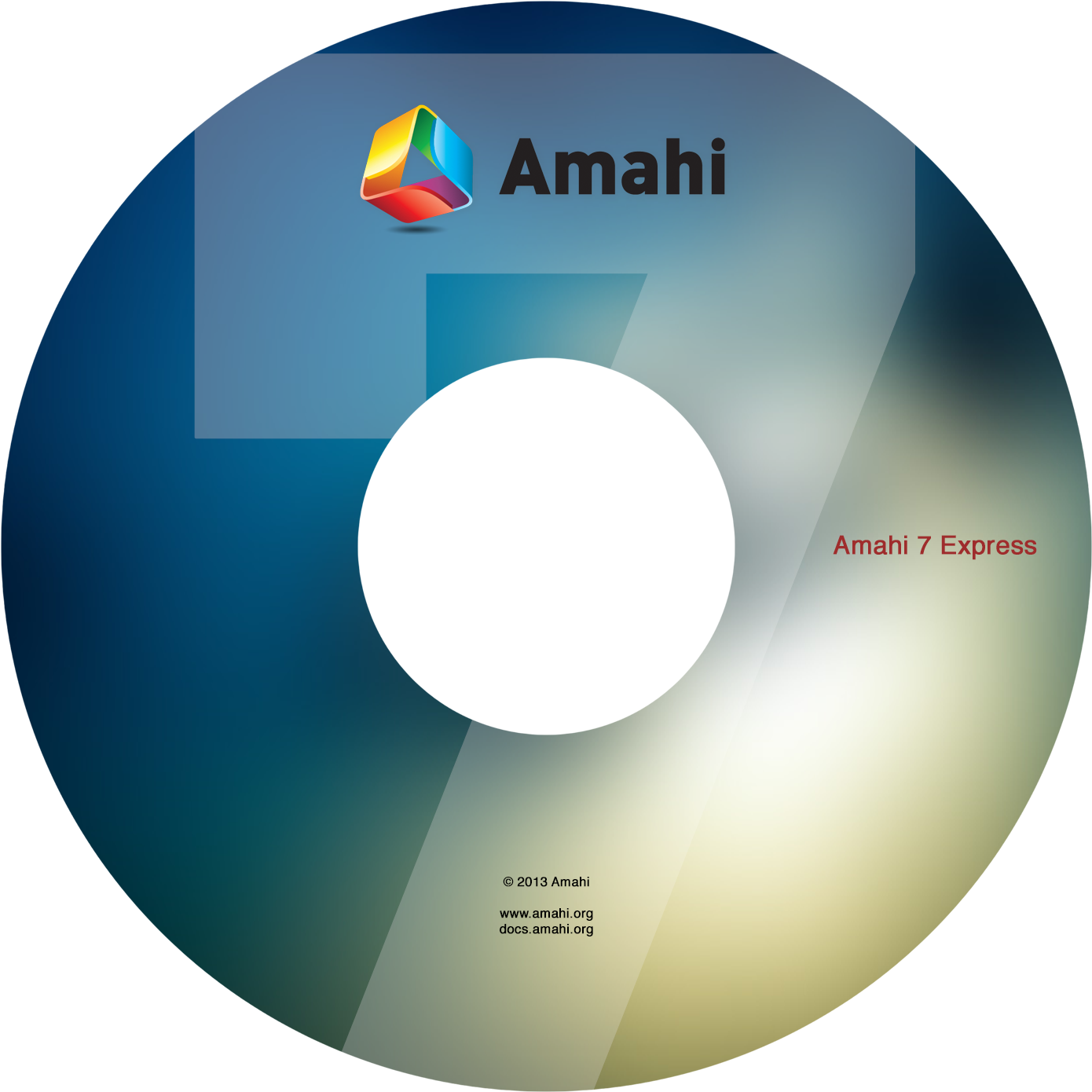 Download Amahi 7 Express Disc Cover - Amahi - Full Size PNG Image - PNGkit
