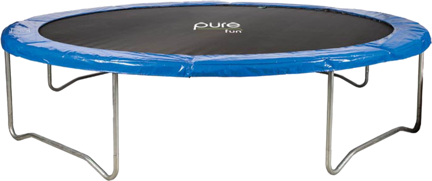 Download Pure Fun 14' Round Trampoline - Blue - Full Size PNG Image ...