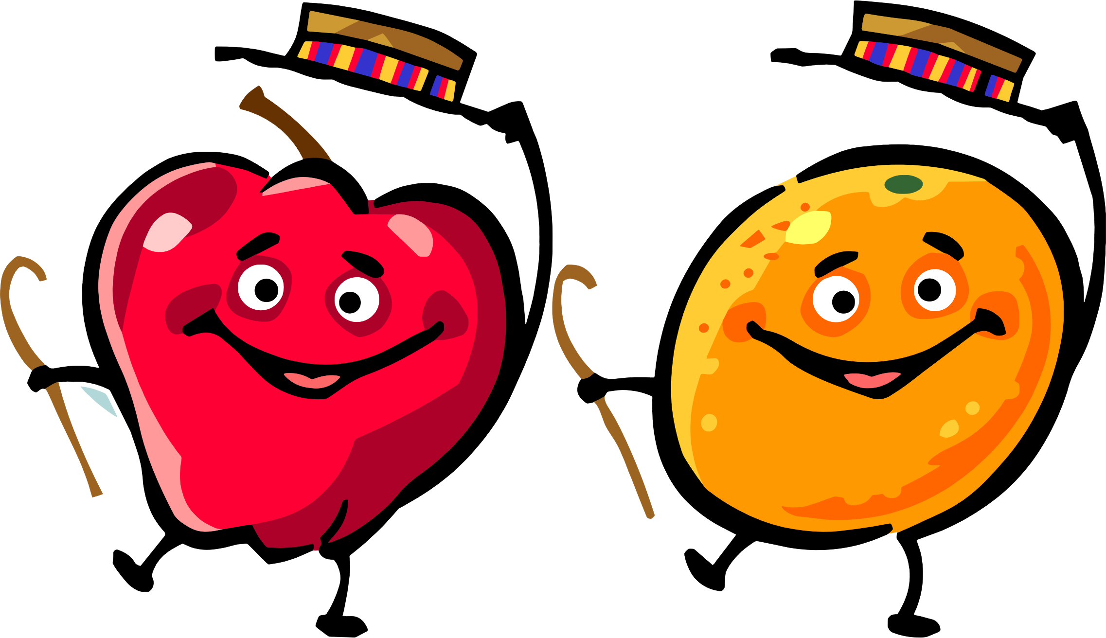 Download Big Image - Dancing Fruit Clipart - Full Size PNG Image - PNGkit