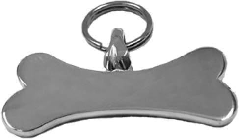 Download Small Horizontal Bone Tag Sterling Silver - Locket - Full Size ...