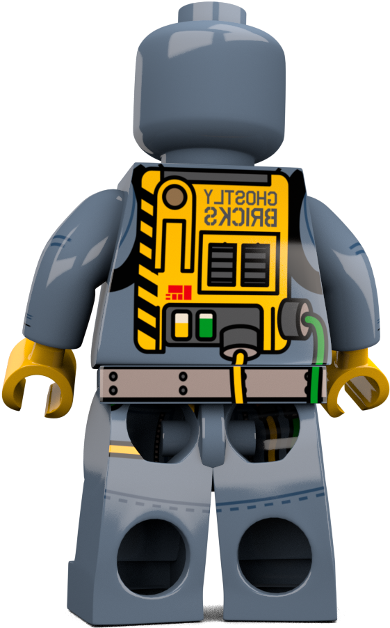 Download Brick Loot Exclusive Ghost Hunter Custom Lego® Minifigure ...