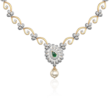 Download Diamond Necklaces - Light Wweight Tanmaniya Set - Full Size ...