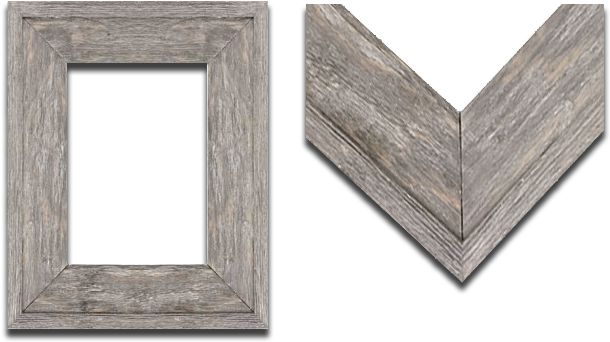 Download Wide Rustic Gemline Frame - Rustic Wood Transparent Frame ...