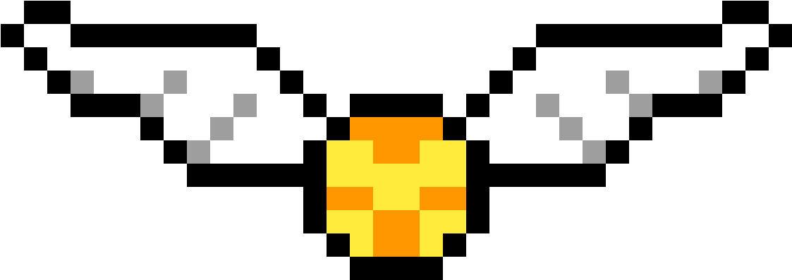 Download Golden Snitch - Golden Snitch Pixel Art - Full Size PNG Image ...