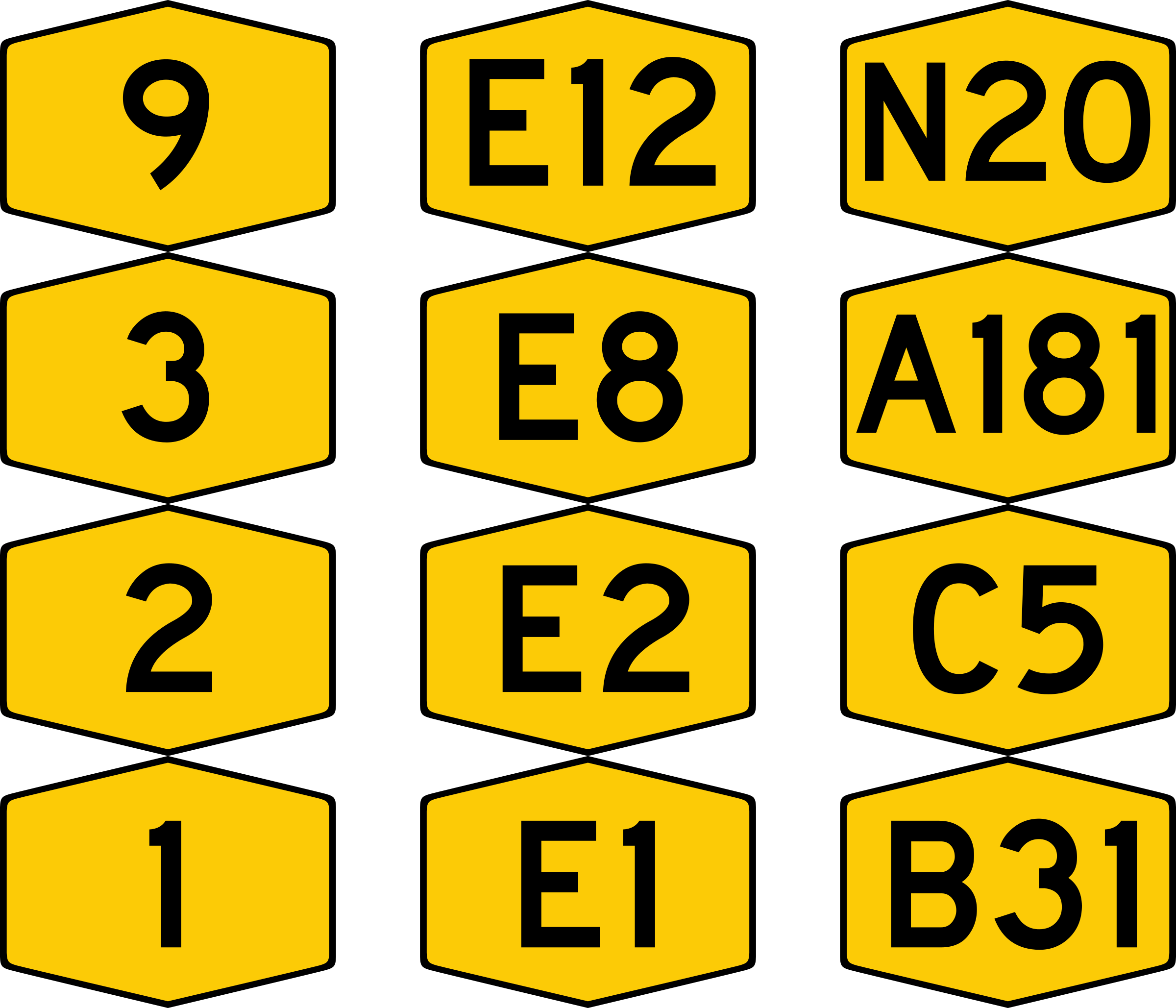 Download This Free Icons Png Design Of Malaysian Highway Shields - Full ...