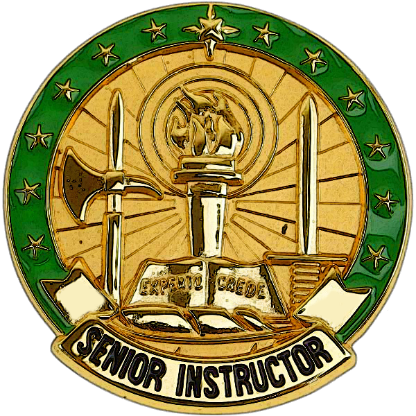 Download File Us Senior Instructor Id Badge Png - Instructor Badge Army ...