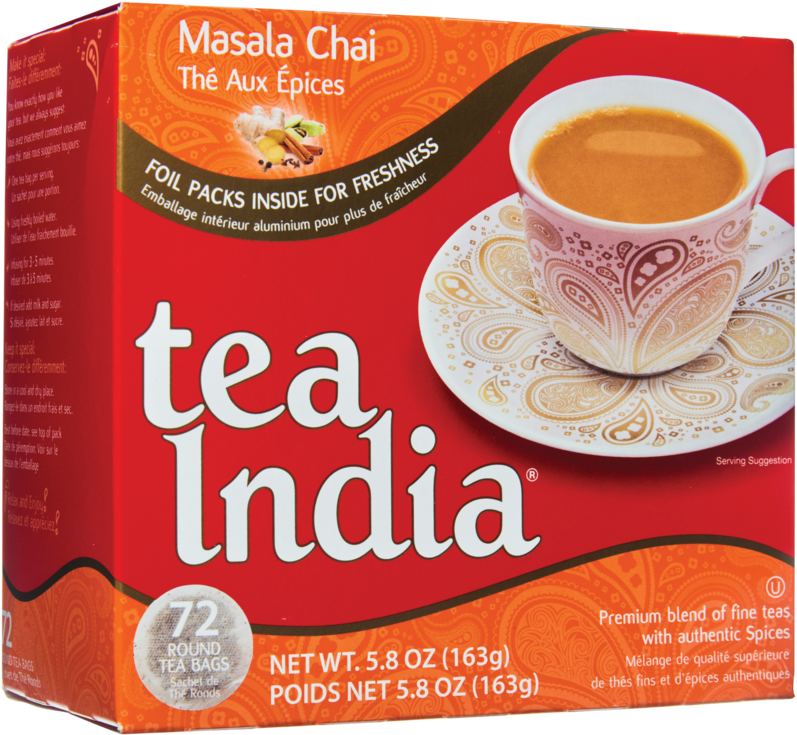 Download Tea Bags - Masala Chai - Tea India Tea Bags - Full Size PNG ...